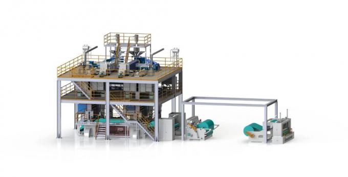 Latest High Efficiency Filtration Rate 95L/Min Filterability En14683 ASTM F2100 Bfe99 Pfe99 MB Meltblown Nonwoven Production Line Fabric Making Machine