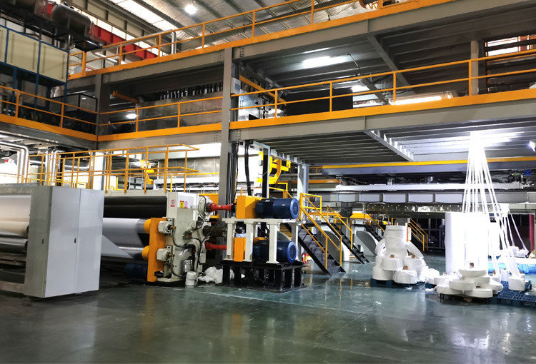 2400mm 2.4m Newly Design Highly Reputation SSS Polypropylene Nonwoven Machine Stable Highly Accurate Three beams